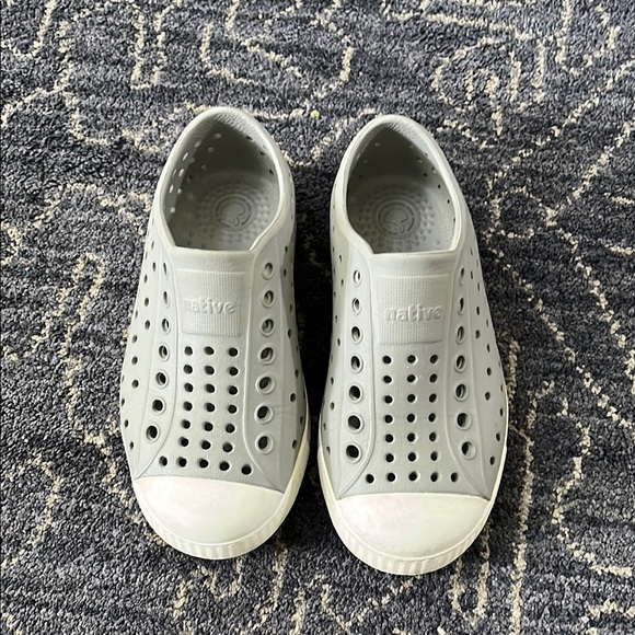Native | Shoes | Native Gray Water Shoes Slipon Perforated Design ...
